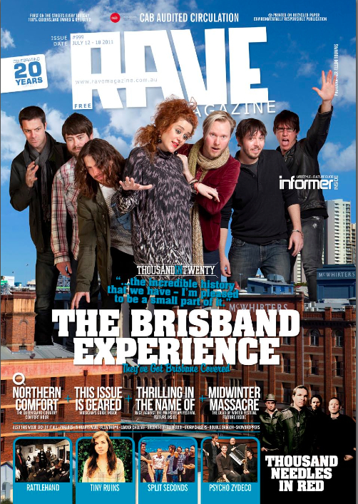 Rave Magazine Cover – Steve Pope : Drummer